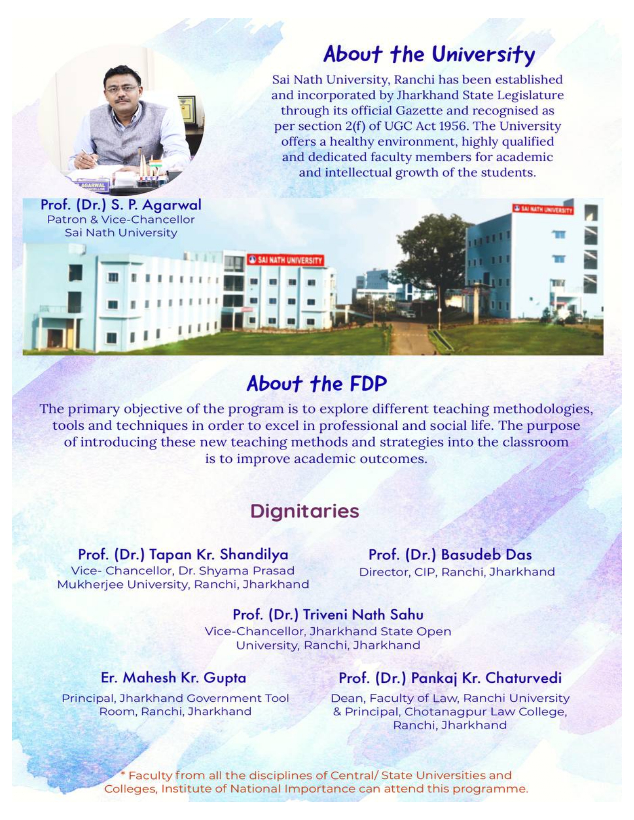 Faculty Development Program On Emerging Innovative Teaching Techniques